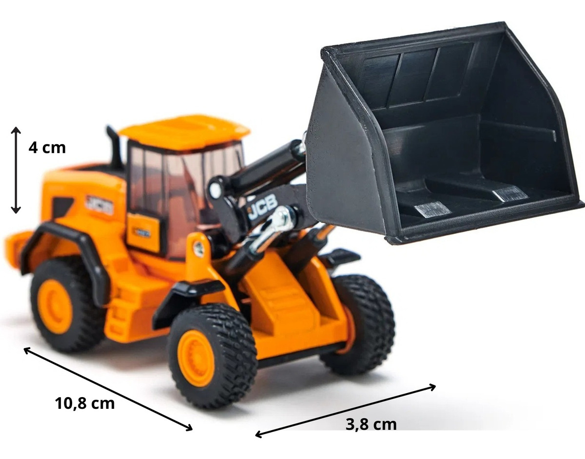 Miniatura Pá Carregadeira JCB 457 WLS Siku 1:87 Metal | Drive - Drive ...
