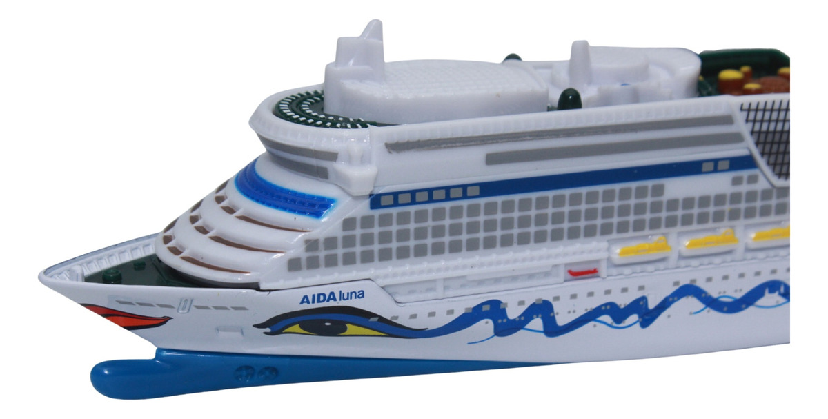 Miniatura Navio Cruzeiro AIDA Siku 1:1400 Metal | Drive Collection ...