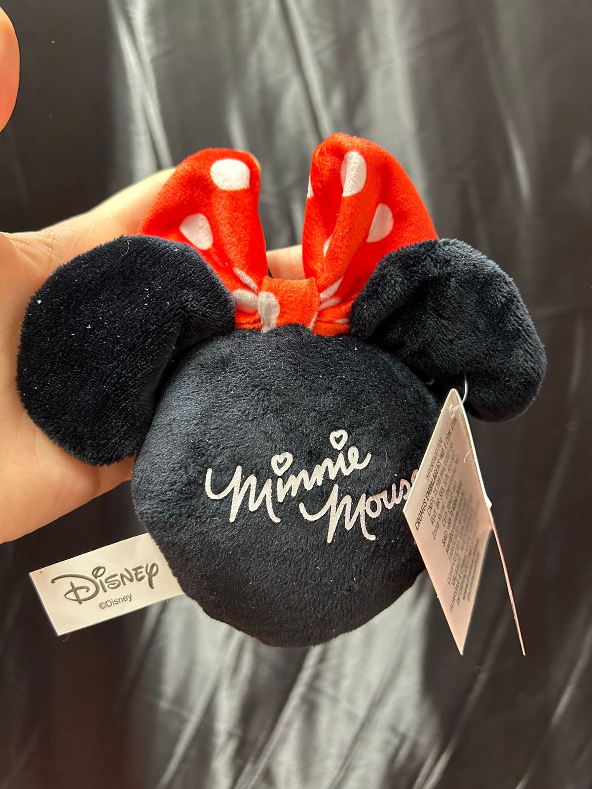 Cabeça Minnie Mouse Plush de 10 cm - Supreme Decor