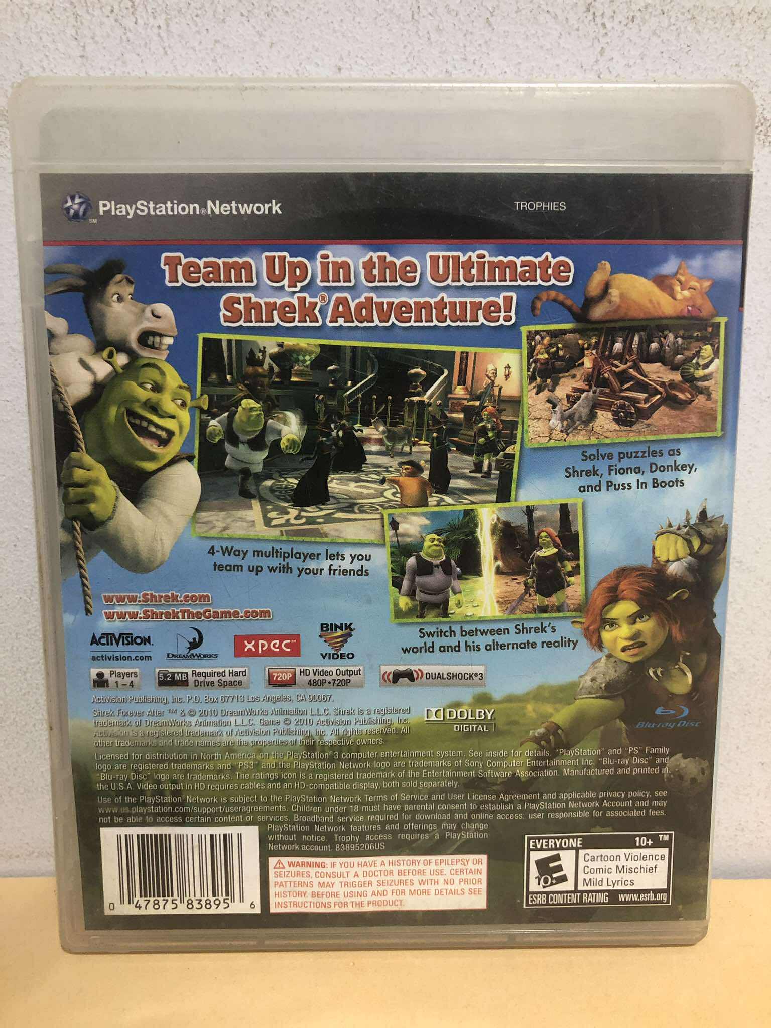 Shrek Forever After Americano PS3 - SilvioPlay Games