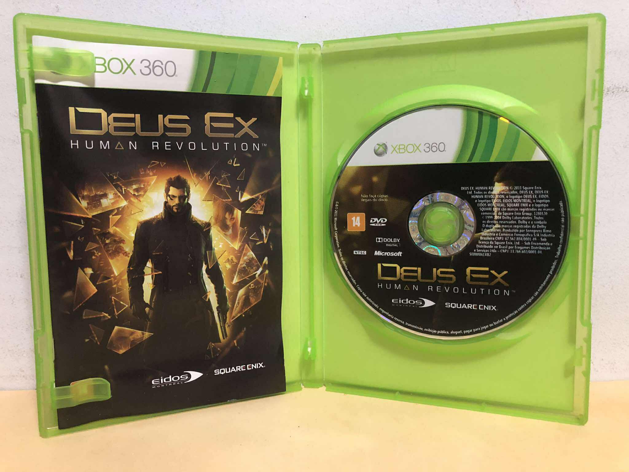 Deus Ex Human Revolution Nacional Xbox 360 - SilvioPlay Games