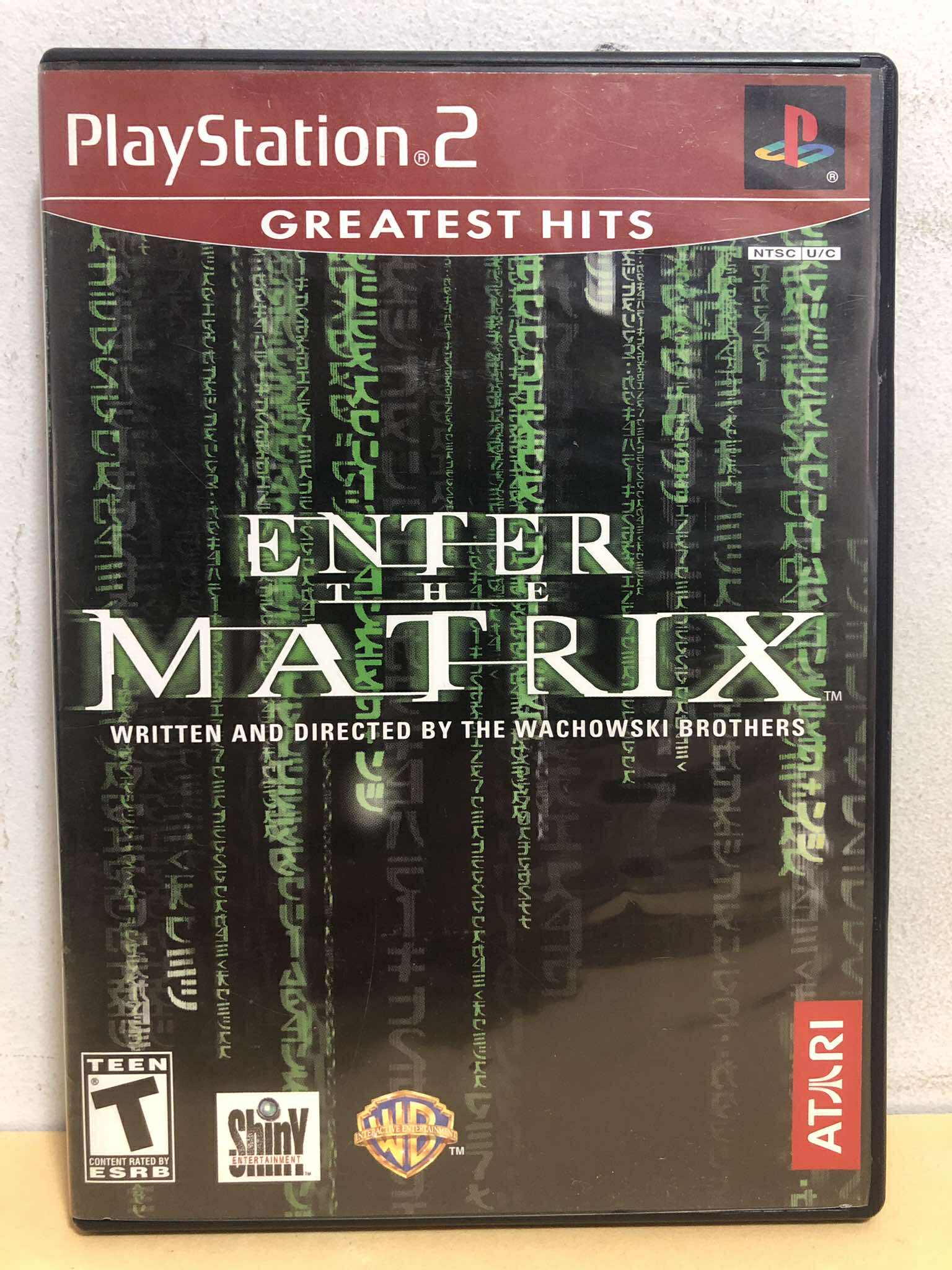 Enter the Matrix Greatest Hits Americano PS2 - SilvioPlay Games
