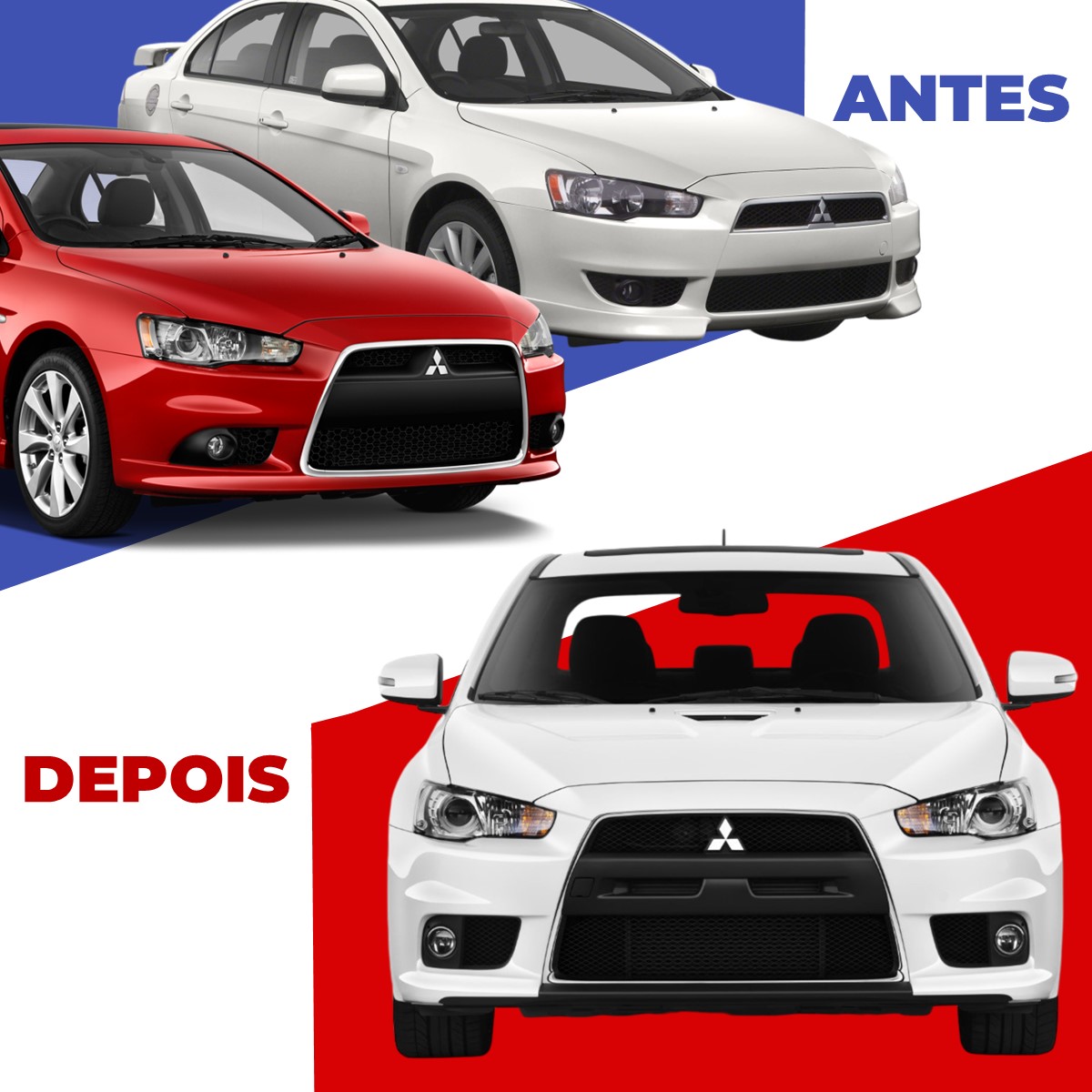 Body Kit Diant. Completo Lancer (10-19) Upgrade Visual ABS | BOX7 ...