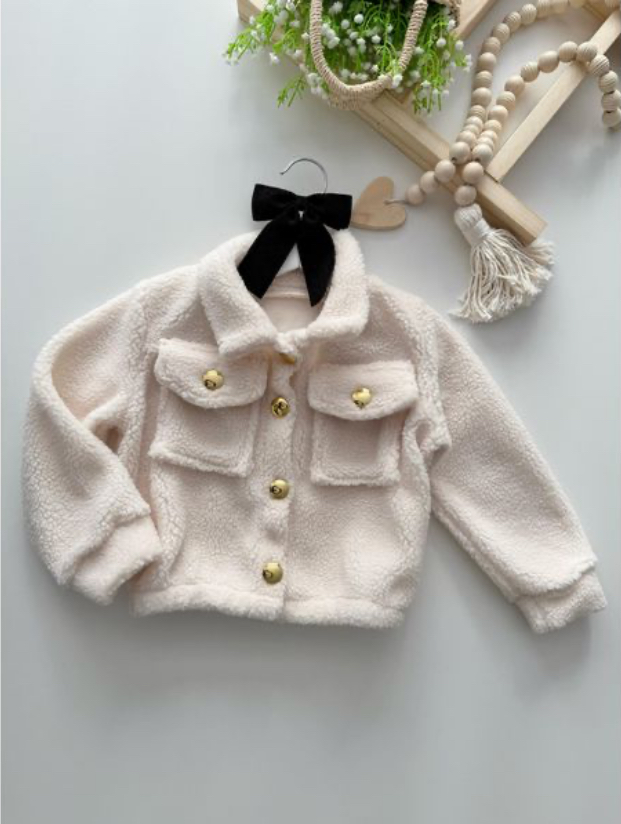 Casaco Teddy OFF Camila - Arcadenoekidsfashion