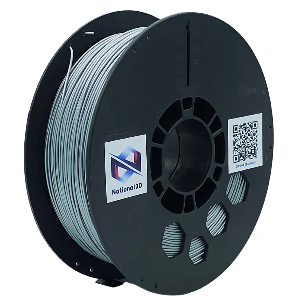 Filamento PLA MAX HIGH SPEED| PRATA METÁLICO - National3D Filamentos ...