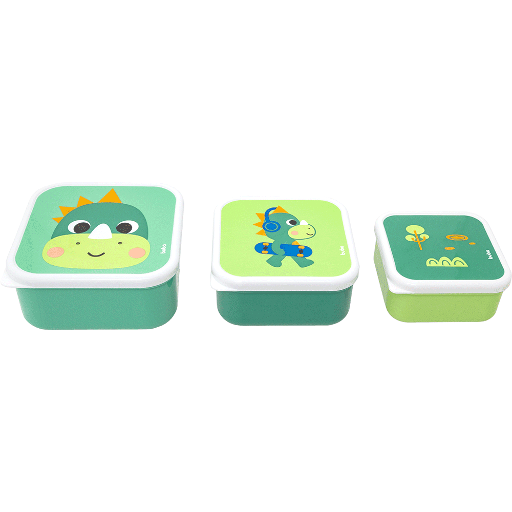 Kit 3 Potinhos Buba Zoo Dino - Organização e Diversão para o Dia a Dia ...