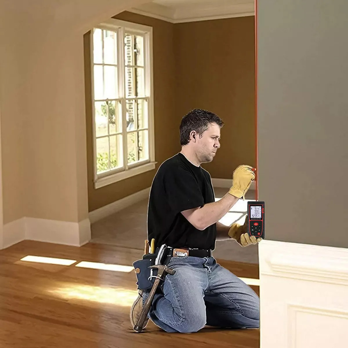 Trena Laser Digital 40 Metros Alta Precisao Medidor Distancia Calculo ...