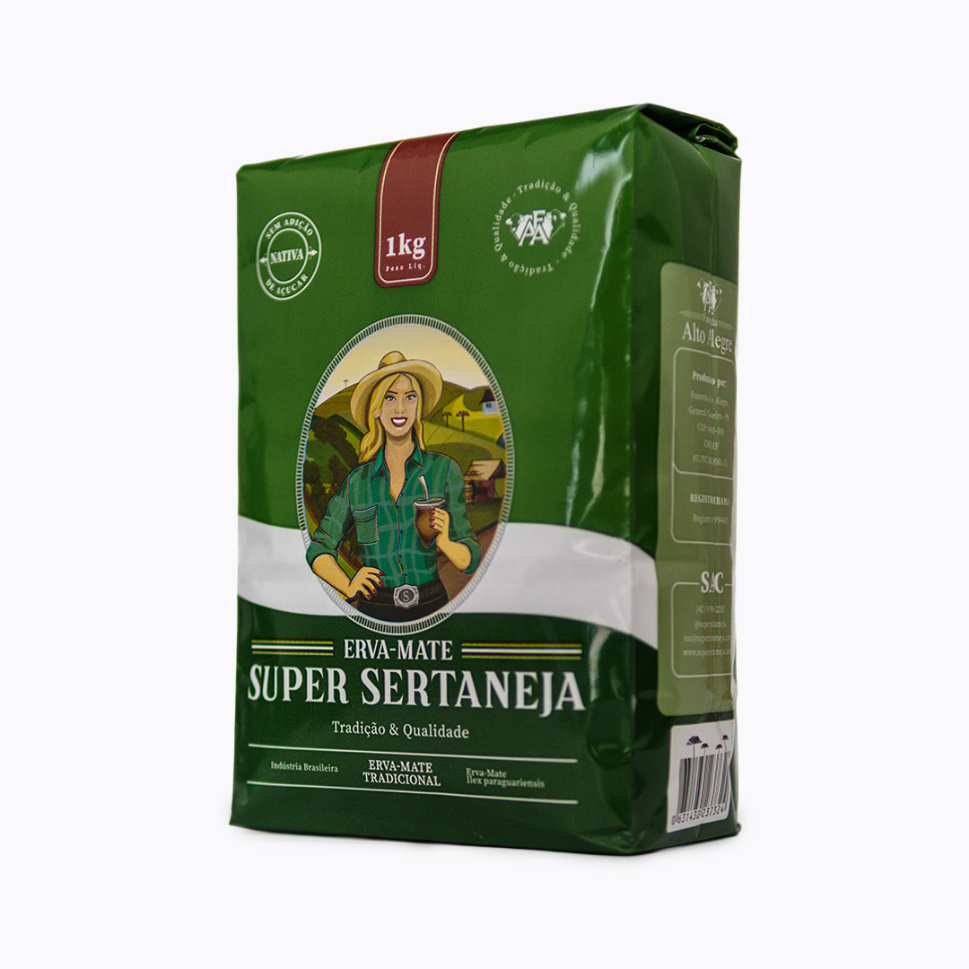 Erva Mate Super Sertaneja 1kg - Erva Mate Super Sertaneja