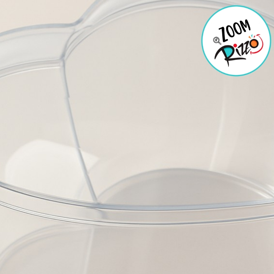 Caixa Acrilica Coração - Cristal - 16x15x9cm - 1 unidade - Rizzo ...