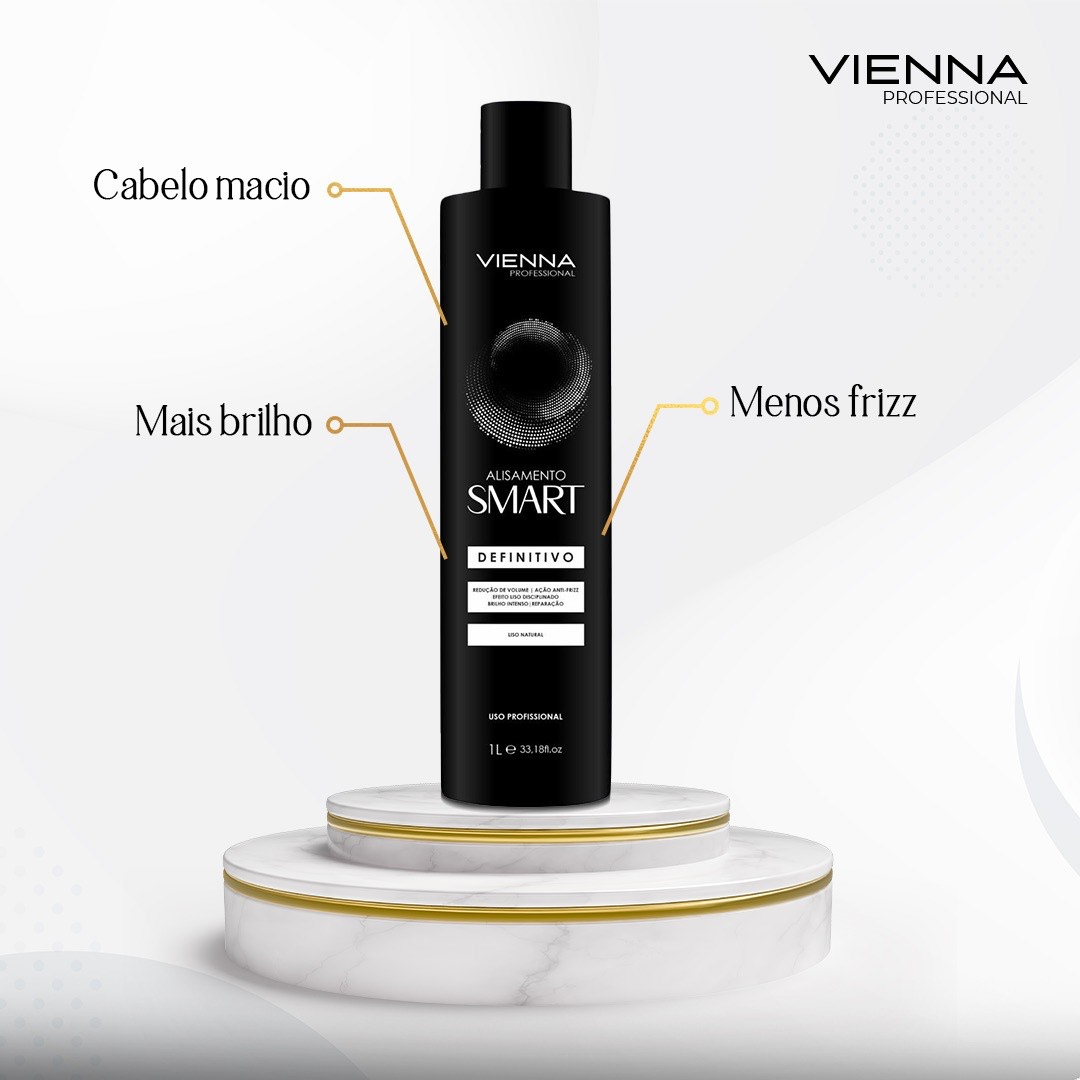 Progressiva Alisamento Smart Vienna | 1000ml | Sem Formol - Vienna ...