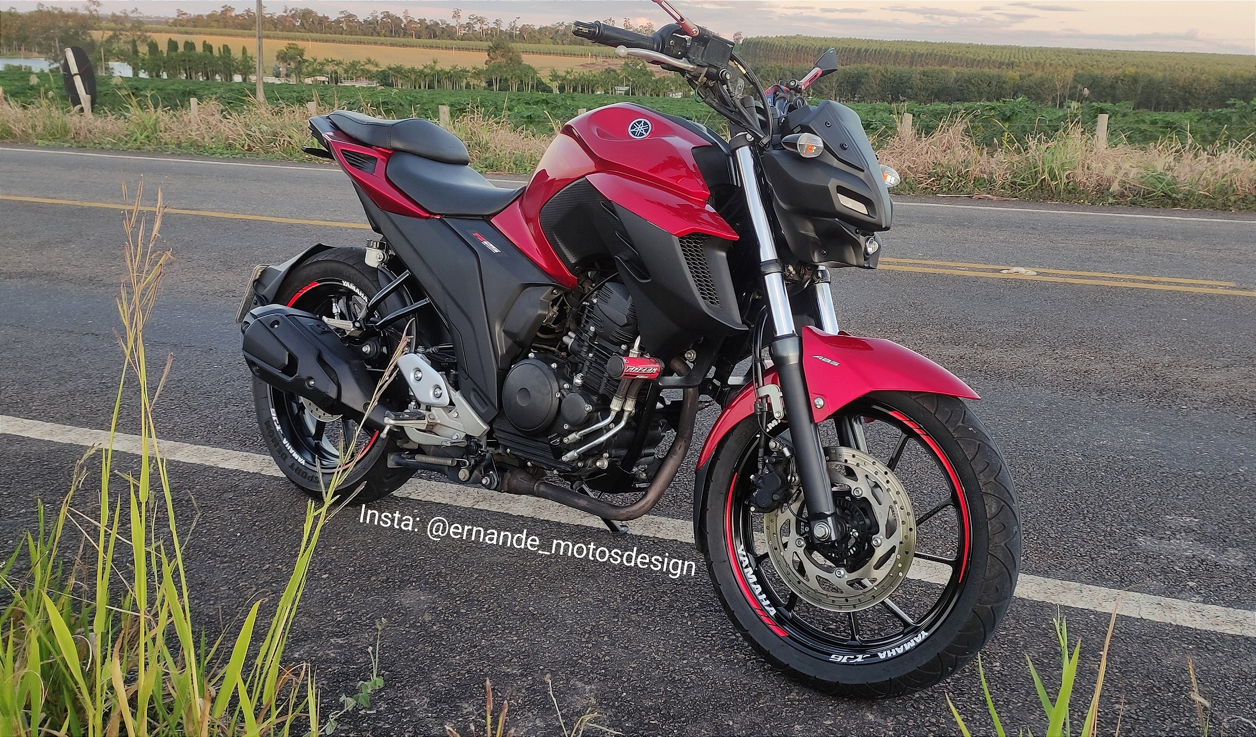 farol yamaha fz25 - motosdesign
