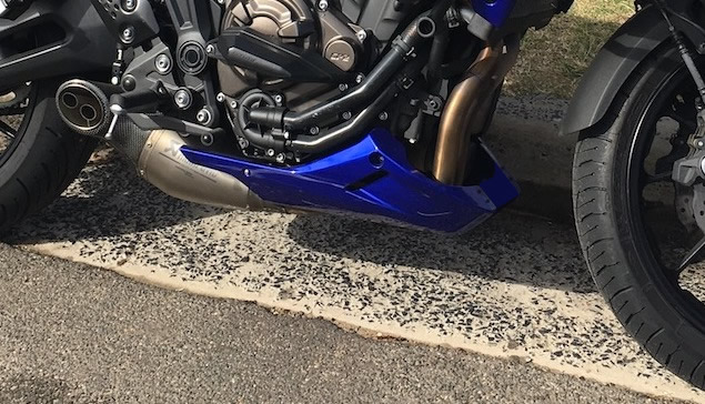 spoiler, protetor, mt07 - motosdesign