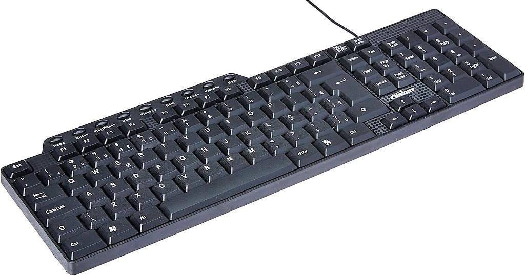 Teclado Bright Teclas Multimídia Preto Usb Abnt2 Ç Alt Gr - Mercadão da ...