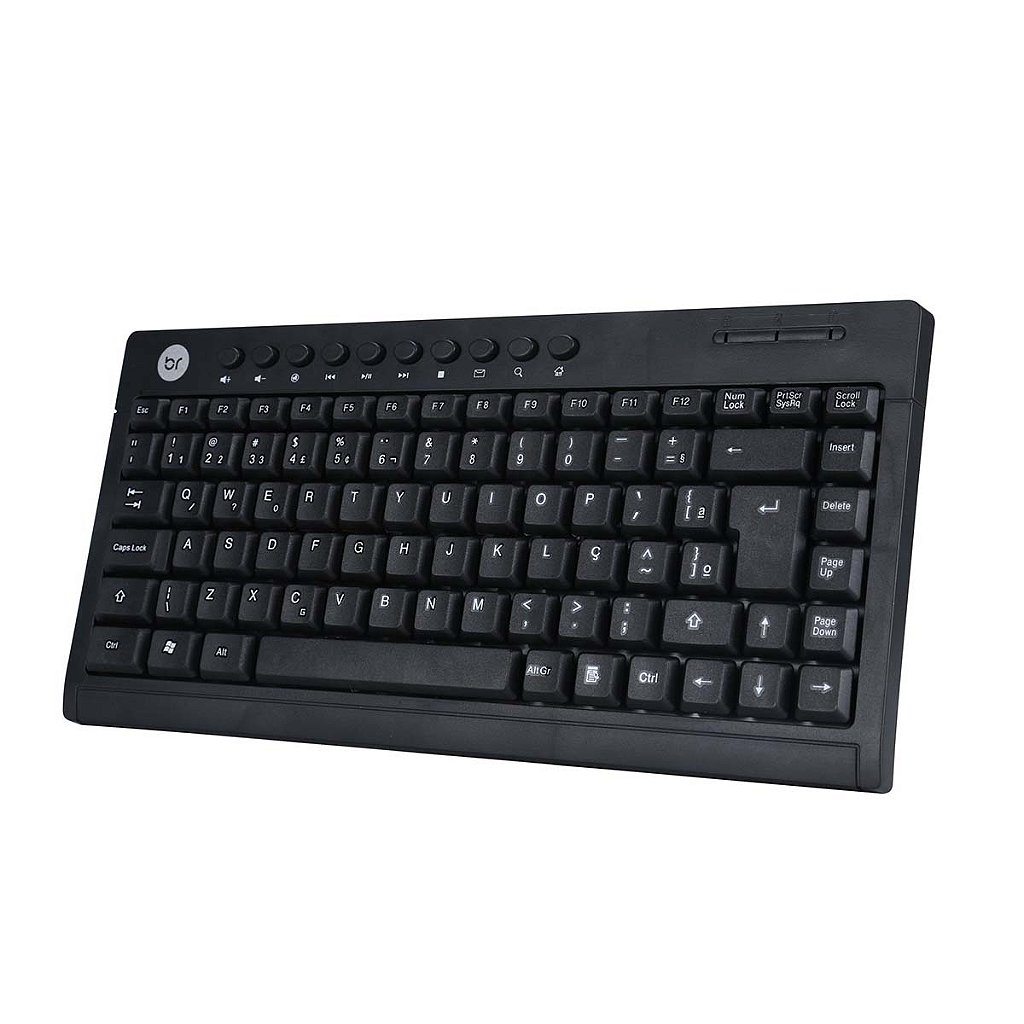 Mini Teclado Pequeno Portátil Multimídia Usb Preto - Mercadão da ...