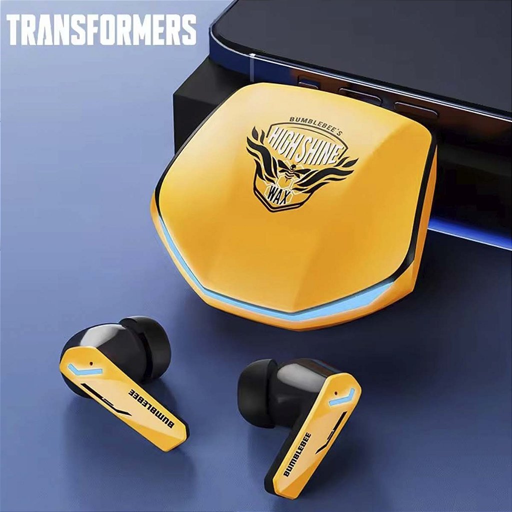 Fone de Ouvido Gamer Bluetooth Transformers TF-10 Bumblebee - Mercadão ...