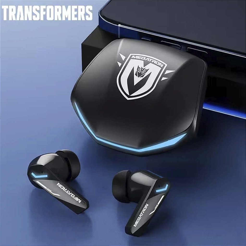Fone de Ouvido Gamer Bluetooth Transformers TF-10 Megatron - Mercadão ...