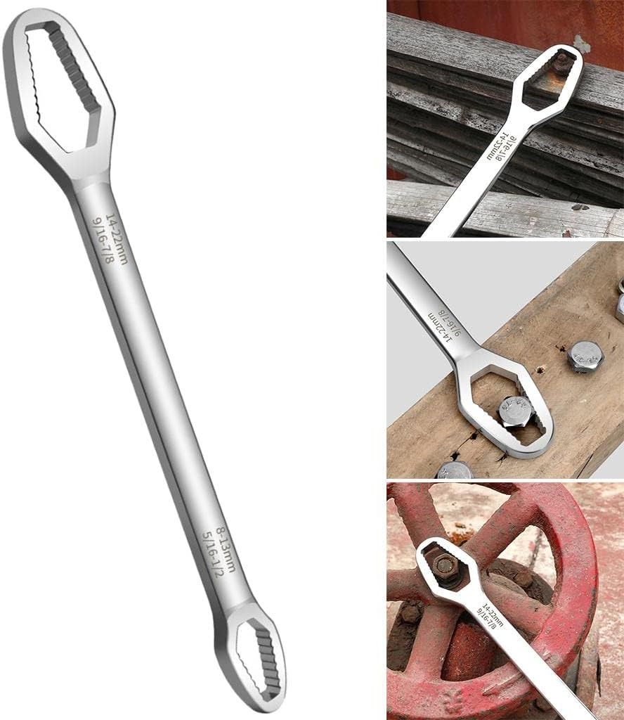 Chave Octogonal Hex Ajustável Dupla 8 a 22mm Universal - Mercadão da ...