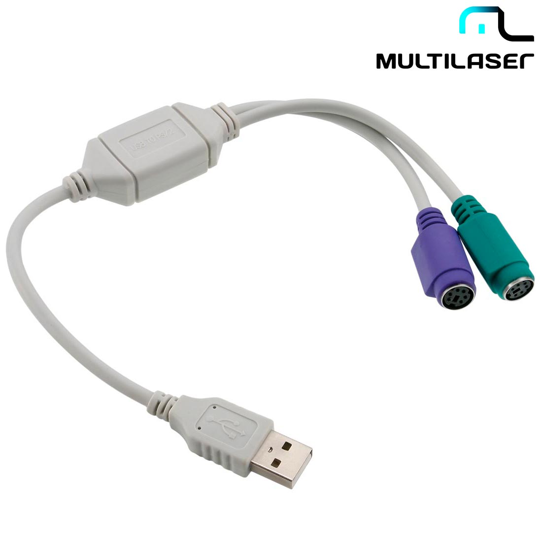 CABO CONVERSOR - USB X PS2 AMXPS2F - Mercadão da Informática