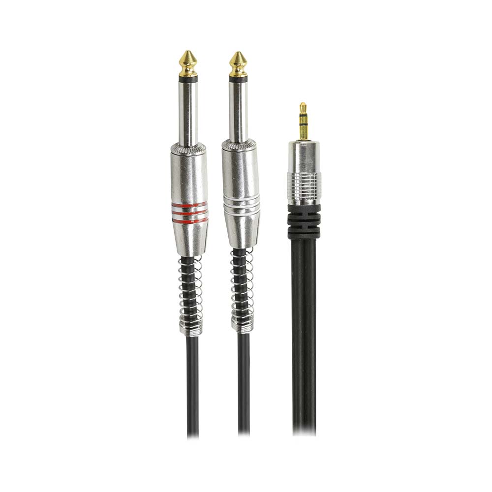 Cabo P2 Estereo X 2 P10 Mono Plug Metal 42 Fitz Sem Ruídos - Mercadão ...