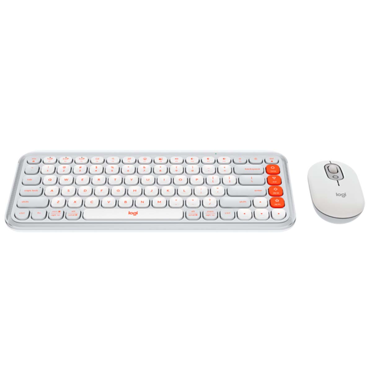 Kit Mouse E Teclado Logitech Pop Icon Sem Fio Branco - Mercadão da ...