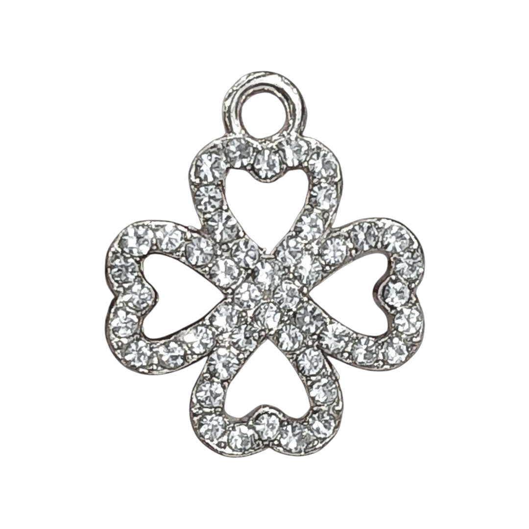 Pingente de Trevo com Strass - Mariana Bijoux