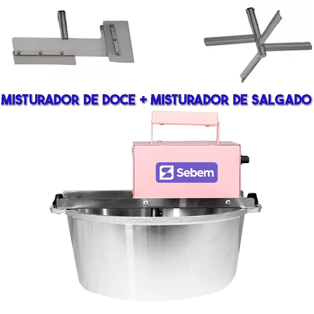 Panela Mexedora de Doce Brigadeiro Massa De Coxinha Rosa 10L Rosa ...