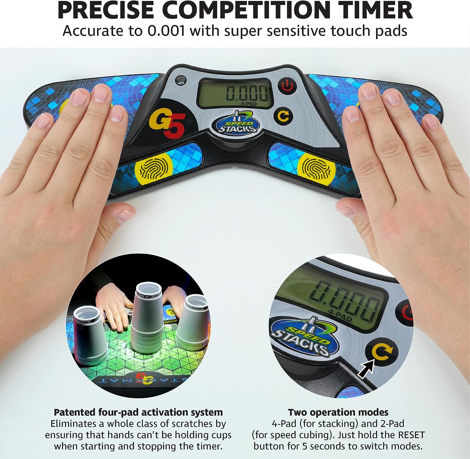 Timer Speed Stacks G5 - Cronômetro para Cubo Mágico - Oncube: os ...