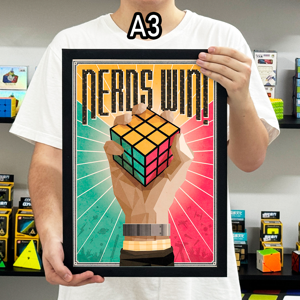 Quadro Nerd Wins Oncube Os Melhores Cubos Mágicos Você Encontra Aqui