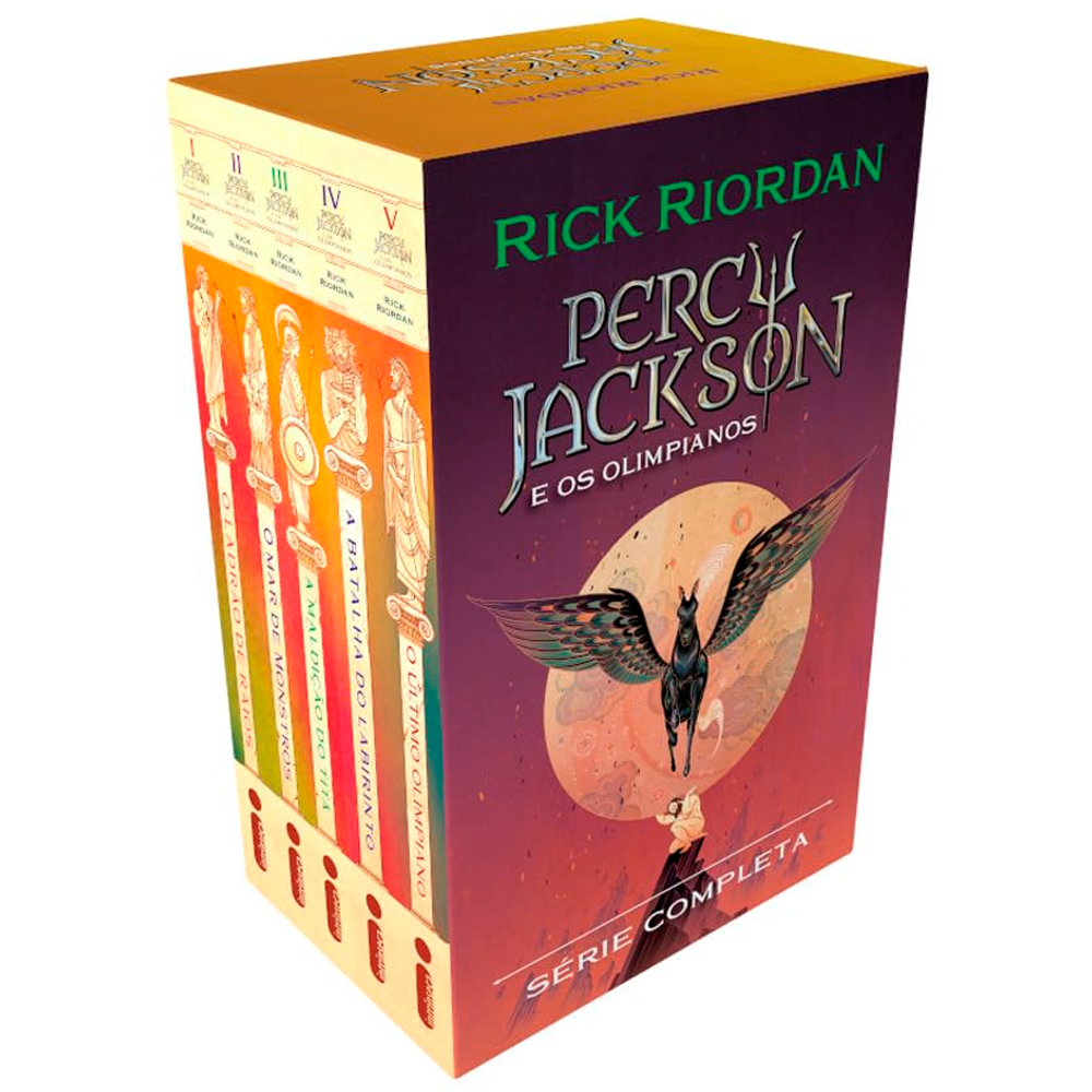 BOX - PERCY JACKSON E OS OLIMPIANOS-SERIE COMPLETA - Reino Do Herói