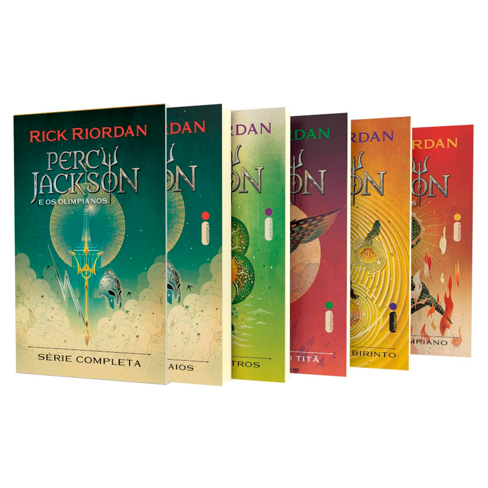 BOX - PERCY JACKSON E OS OLIMPIANOS-SERIE COMPLETA - Reino Do Herói