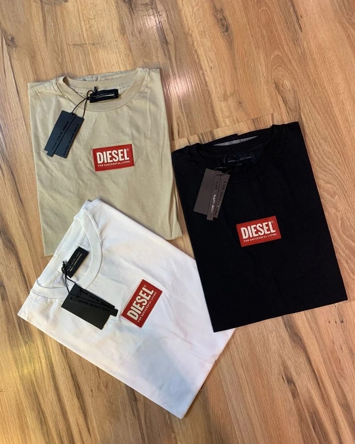 Camisetas Diesel Masculinas Algodão Confortável | Roupas - VELVET SOUL