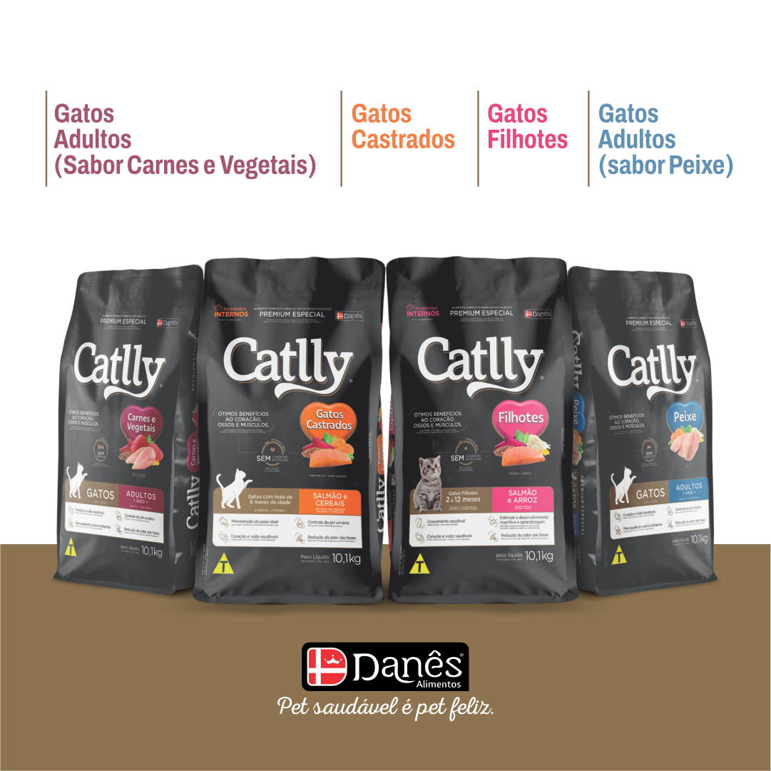 Catlly Gatos Adulto Carne/vegetais 25 Kg - Raça Pet