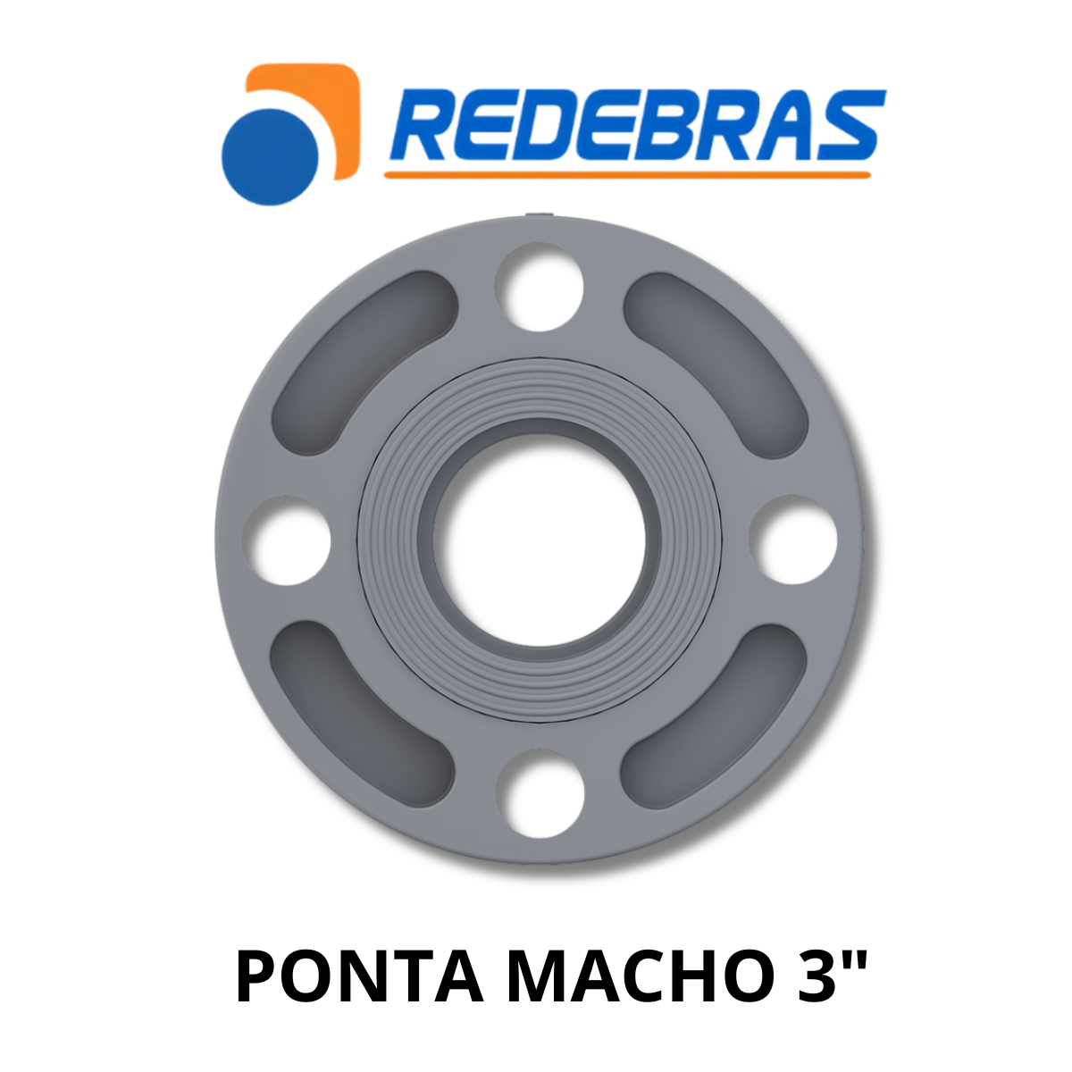 Flange Cpvc Sch80 - Ansi - Ponta - Macho 3" (polegada) - Redebras ...