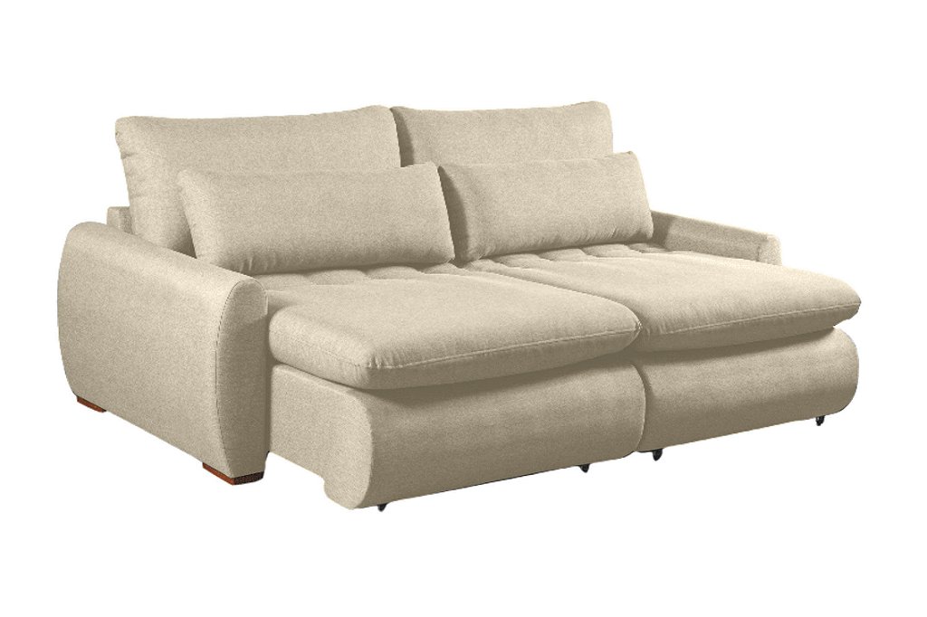 SOFA RETR S/CX CURVE 230CM LINHO MARFIM/B01 - NOBLY - Catálogo de Móveis RJ
