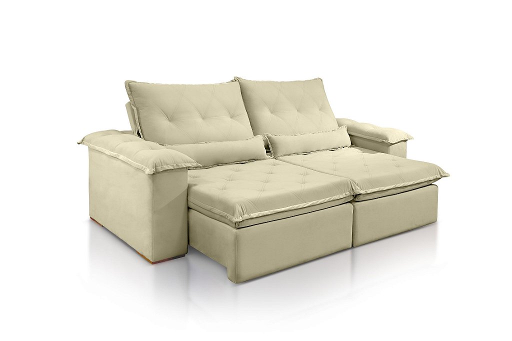 SOFA RETR VALENCIA 290CM VEL BEGE/561 - JC ESTOFADOS - Catálogo de ...