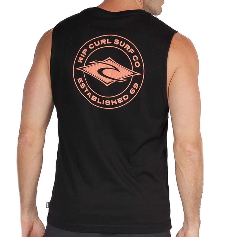 Regata Rip Curl Stringer Muscle SM26 Masculina Black - Radical Place ...