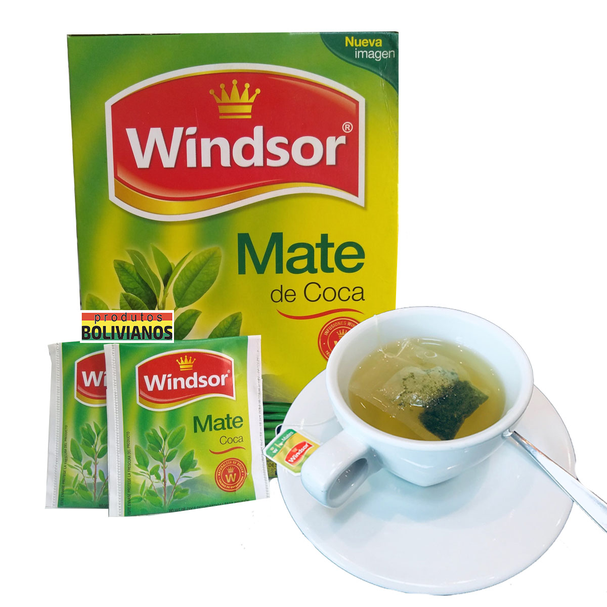 Chá Windsor "Mate de Coca" - 6 unidades - Santo Preço