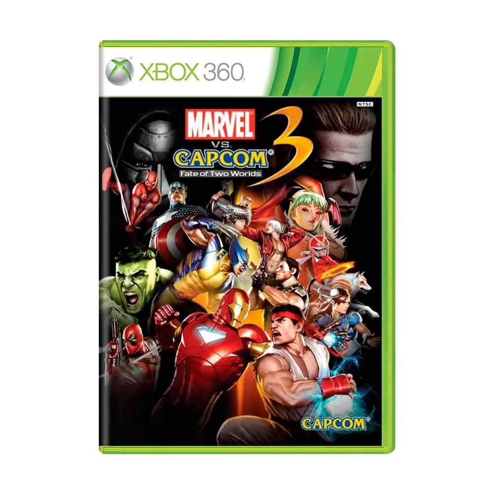 Jogo Marvel Vs. Capcom 3: Fate of Two Worlds - Xbox 360 - Mídia Física ...
