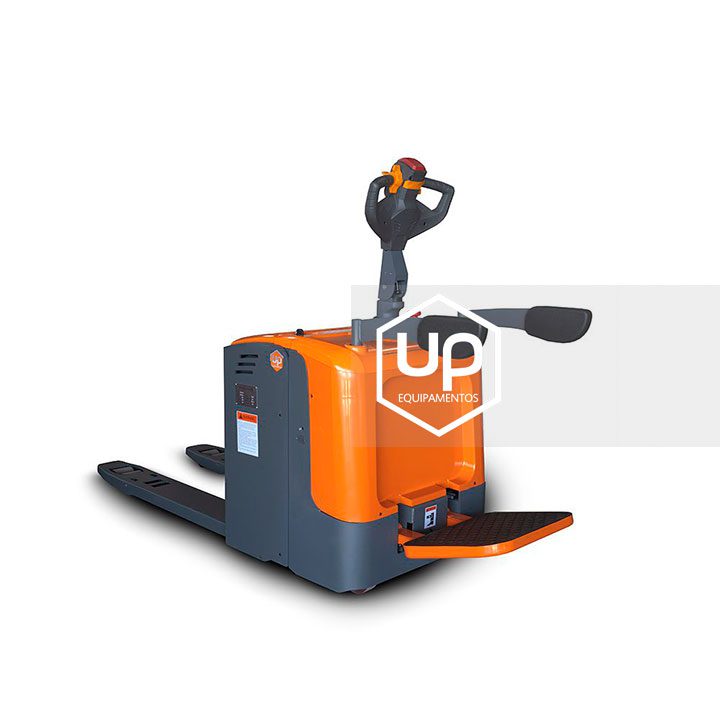 Transpaleteira Elétrica Embarcada 3TON - UP - upequipamentos