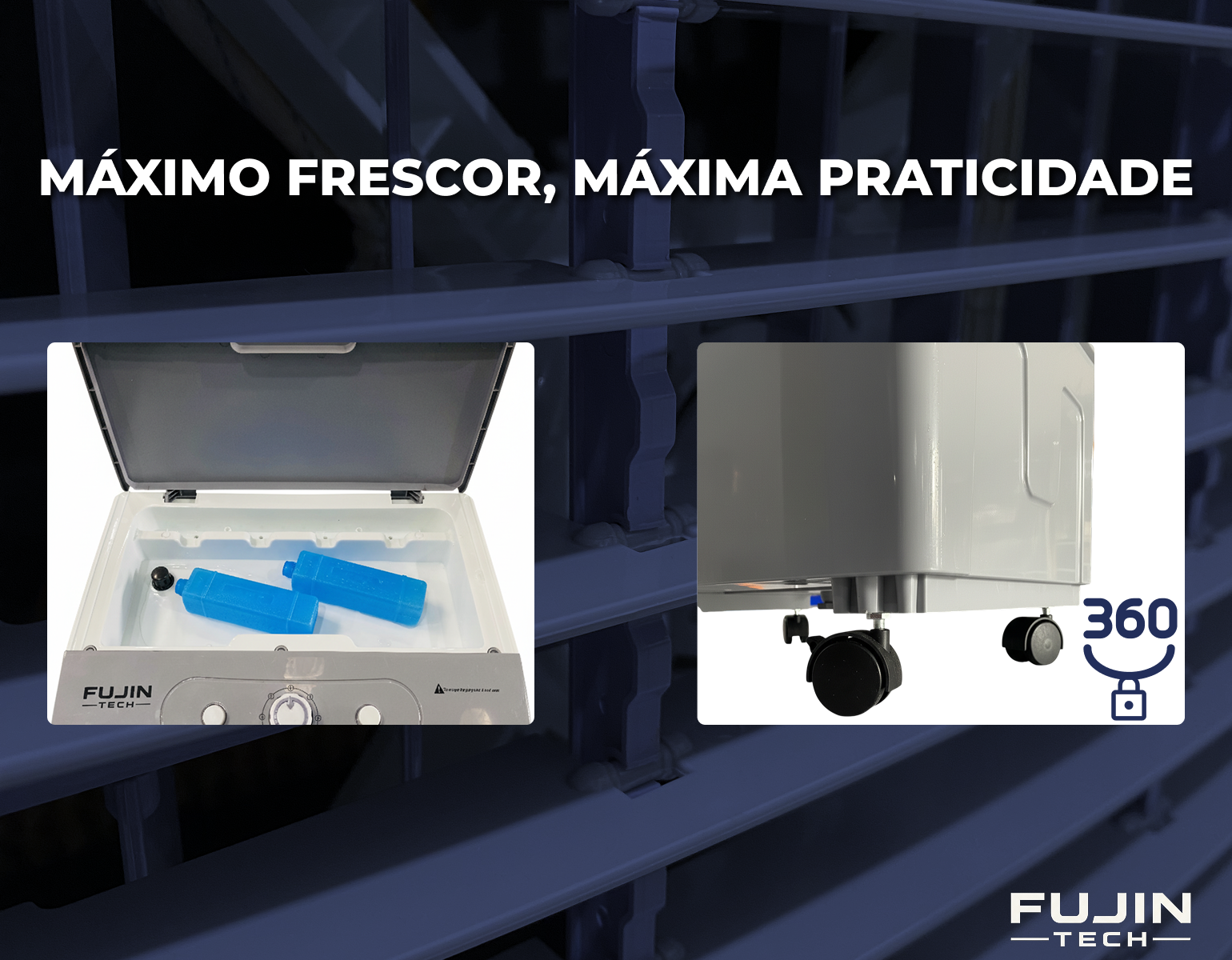 Climatizador Portátil 5.000m³/h Fujin Pro 5k (60m²) - Climatizadores ...