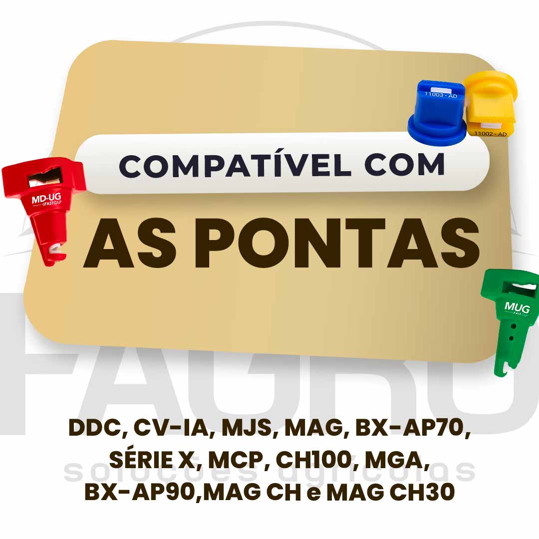 CAPA CURTA COM ENGATE RÁPIDO M232 - MAGNOJET - Fagro Soluções Agrícolas
