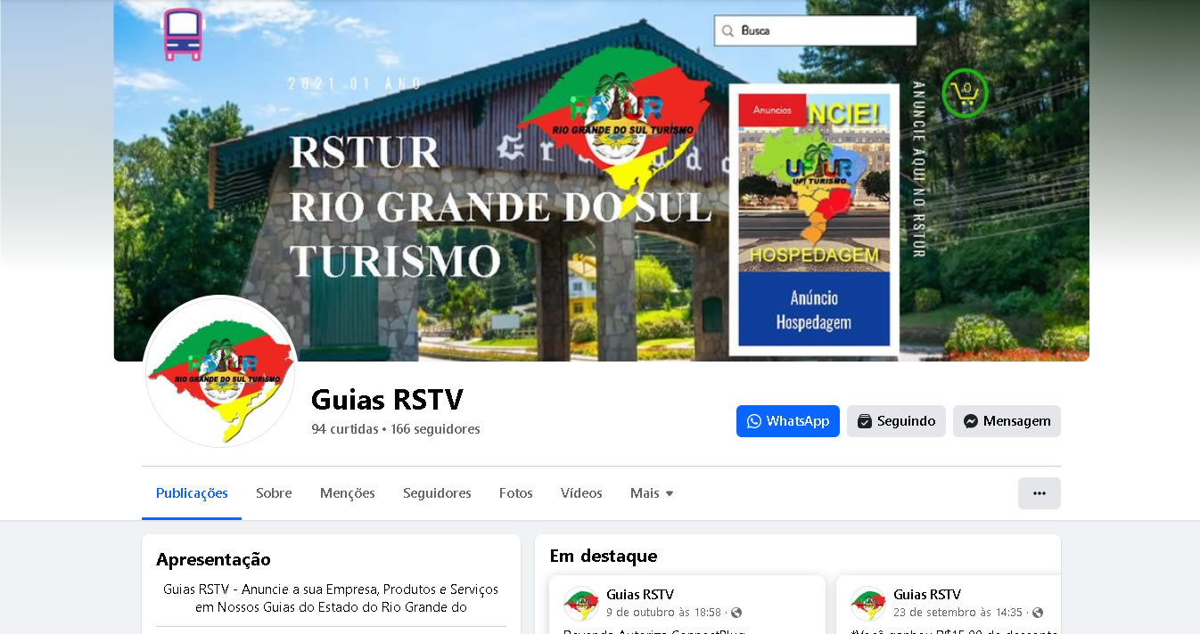 Anúncios nas Capas Topo nos Guias do Sul do Brasil - AGITECTV