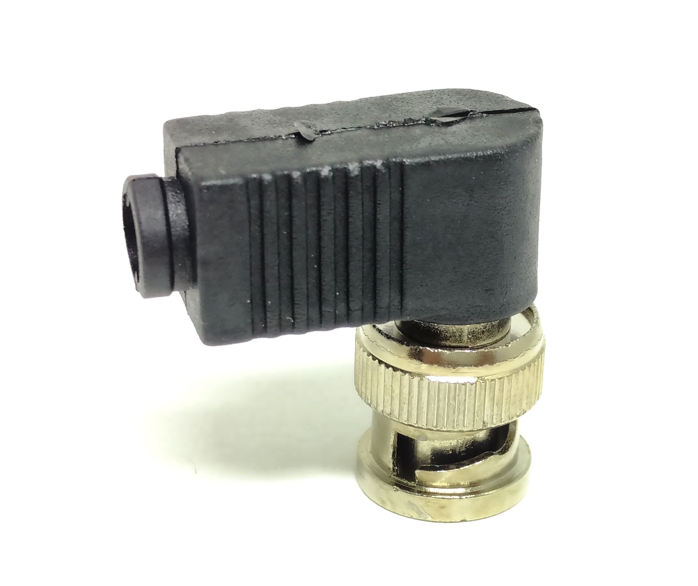 Conector BNC com Capa de Borracha 90º Parafuso - Usatel Import ...