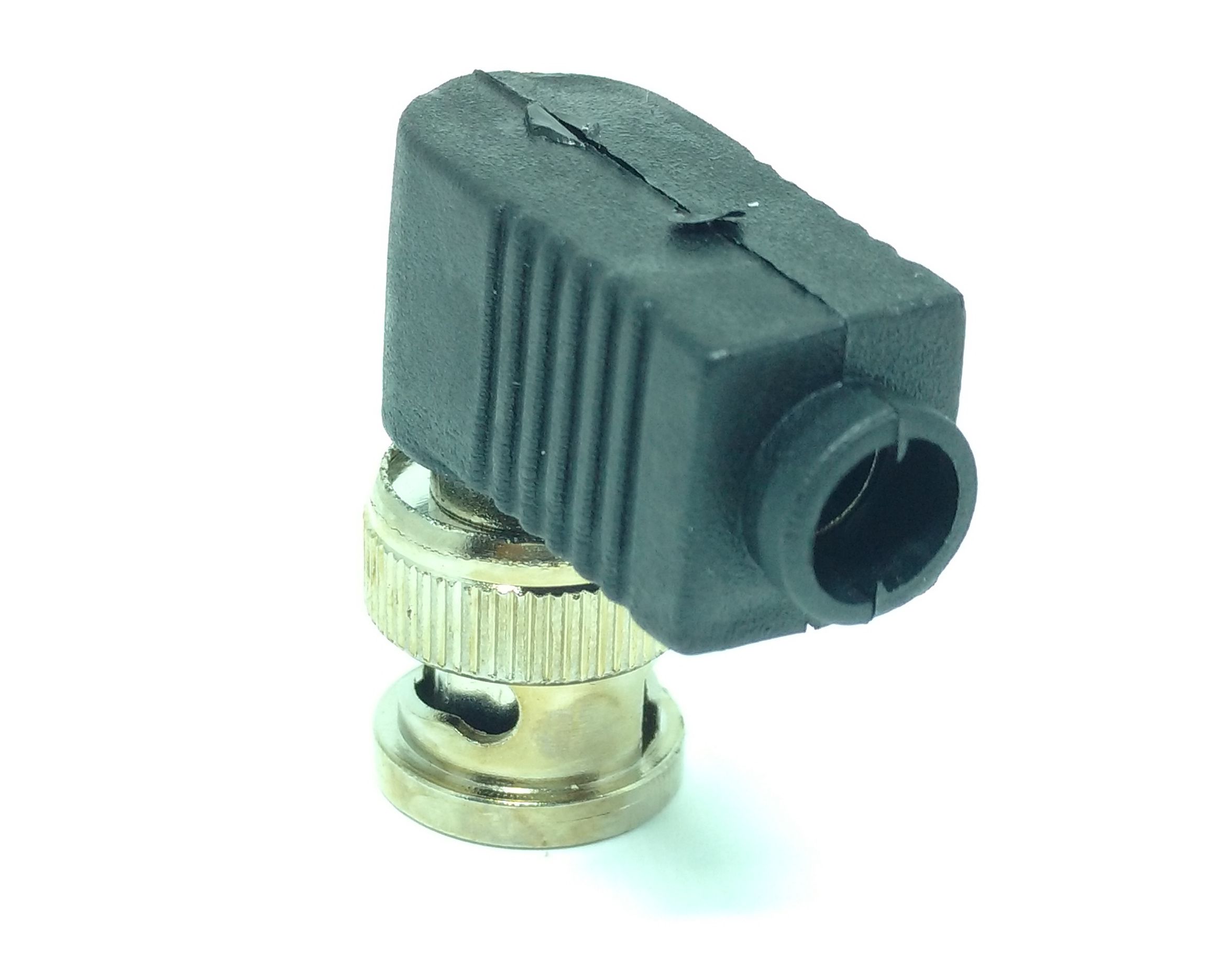 Conector BNC com Capa de Borracha 90º Parafuso - Usatel Import ...