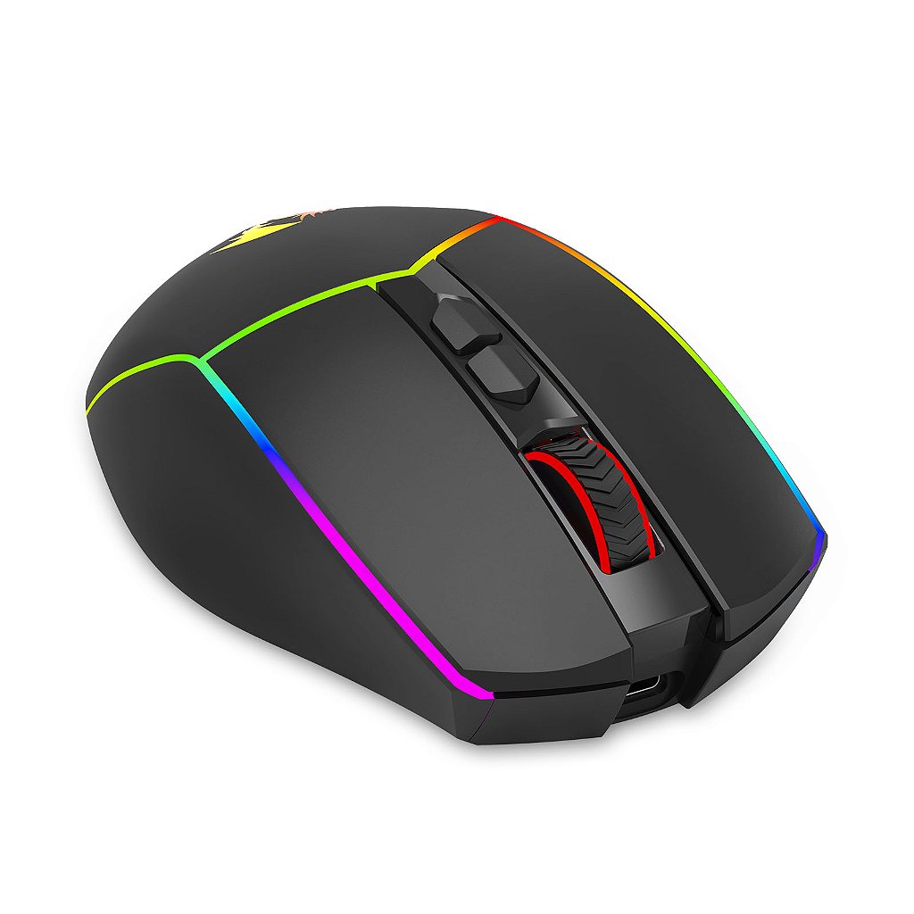 Mouse Gamer Redragon Axe Pro RGB Preto 8000 DPI M814RGB-PRO - Bauruinfo ...