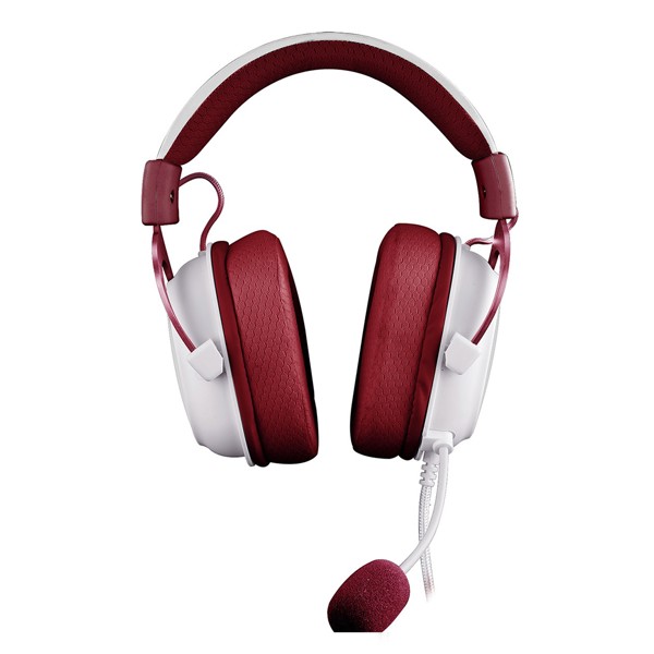 Fone de ouvido Headset Gamer Redragon Zeus X RGB Branco com Vermelho ...
