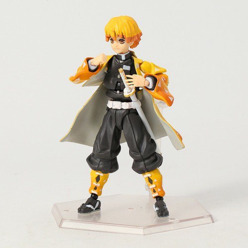 Action Figure Zenitsu Agatsuma Demon Slayer - Original Figma 522 - Zona ...