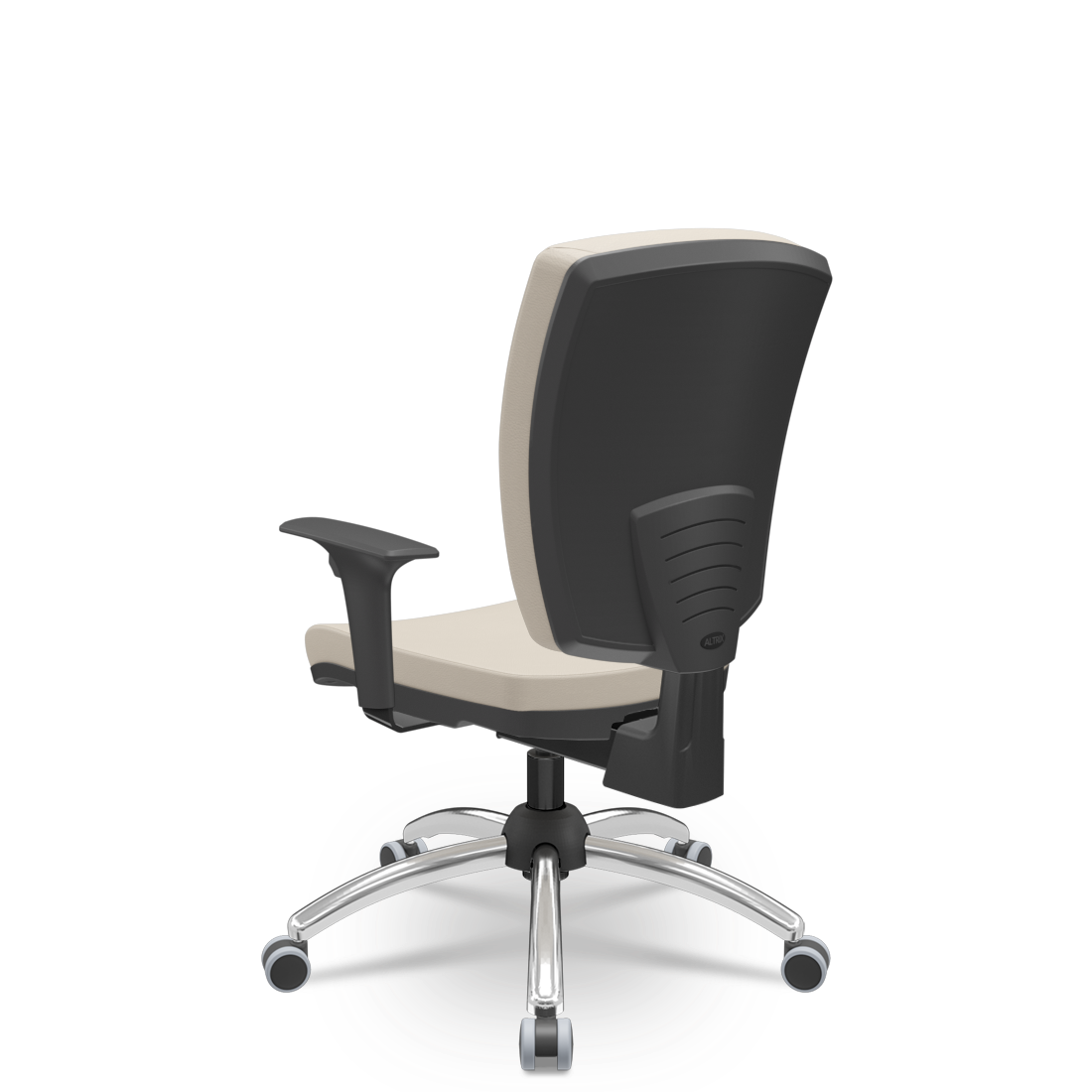 Cadeira Altrix Espaldar Alto Vinil Bege - Loja.seg.br