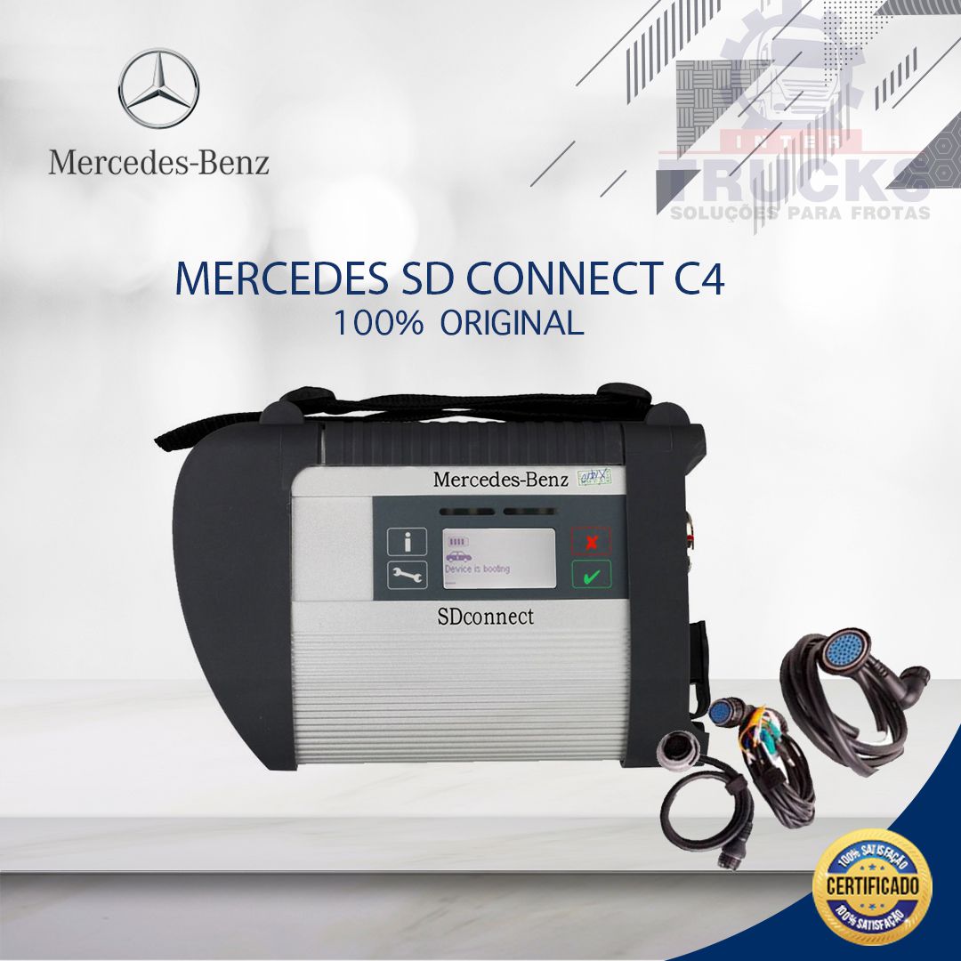 KIT COMPLETO MERCEDES SD Connect C5 - Intertruck Soluções para frotas