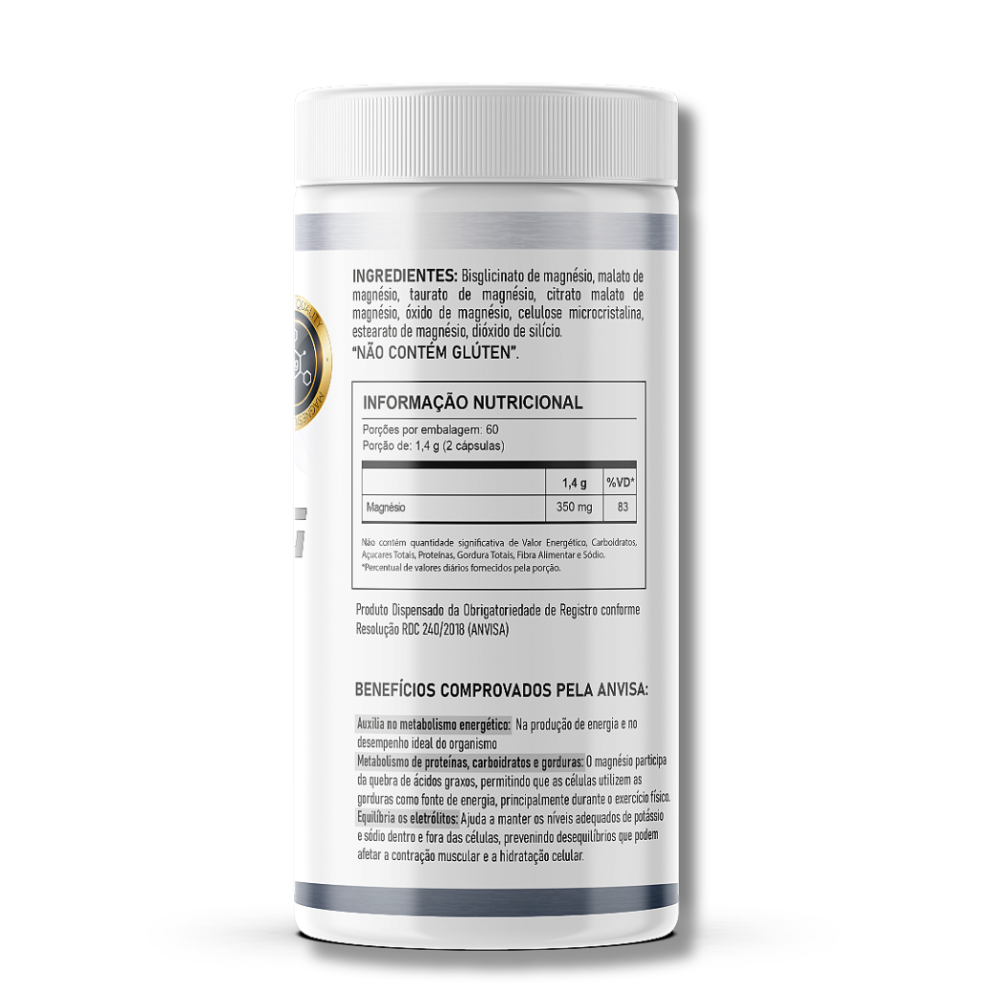 Magnesio Ultramag 350mg 60 Capsulas - Evorox Nutrition - Evorox Nutrition